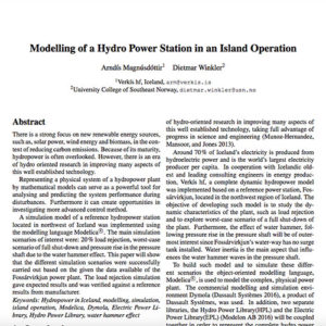 Hydro Power Library Archives | Modelon